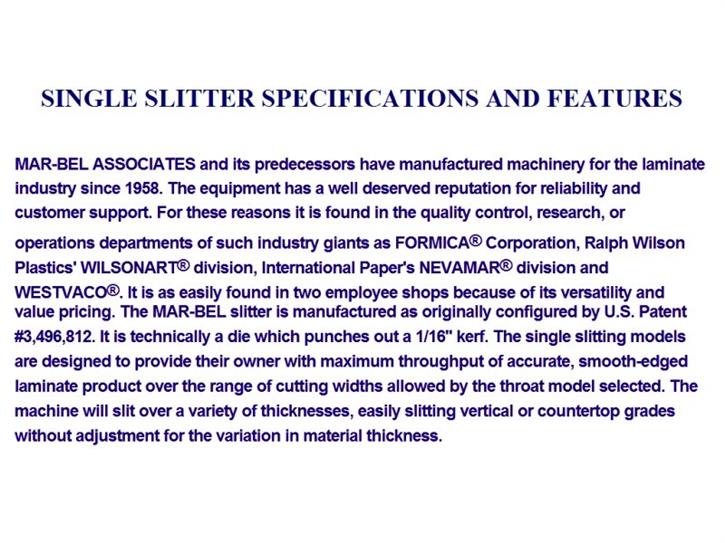 Literature MAR-BEL LS-12