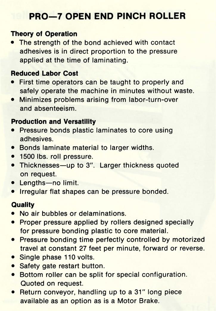 Literature MAR-BEL PRO7-61