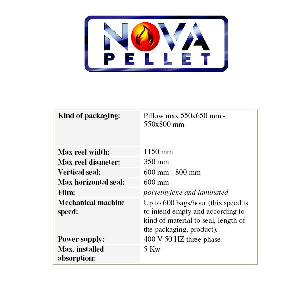 Literature NOVA PELLET N-PLUS PLANT
