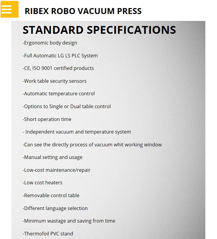 Literature RIBEX ROBO