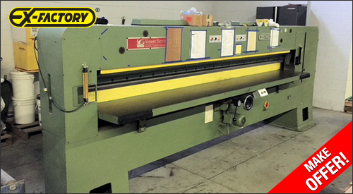 EX-FACTORY - Machinery for Woodworking, Stone, Glass, Plastic, and ...